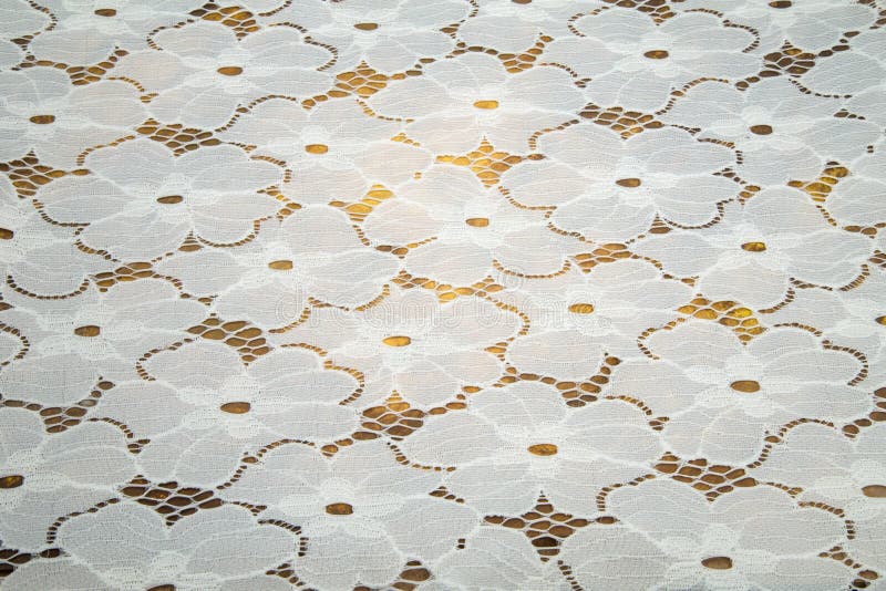 Rectangular White Lace Fabric Stock Image - Image of fabric, texture ...