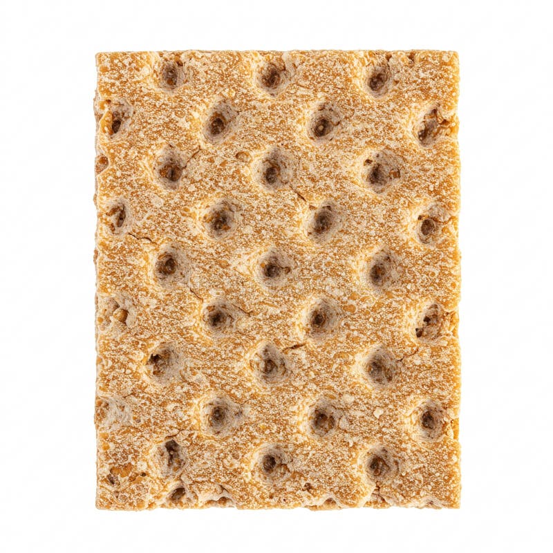 A Rectangular Whole-grain Crispbread with a Perforated Surface Stock ...