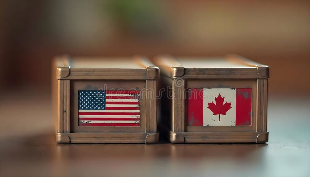 Rectangular Wooden Boxes with Metal Frames are Displayed. Each Box ...