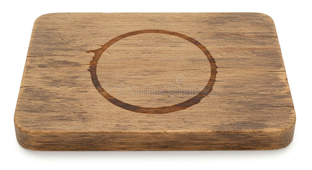Rectangular Wooden Cutting Board with Rounded Edges, Displaying a ...