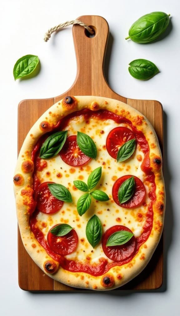 Rectangular Wooden Pizza Paddle, White Backdrop , Baking, Natural Wood ...
