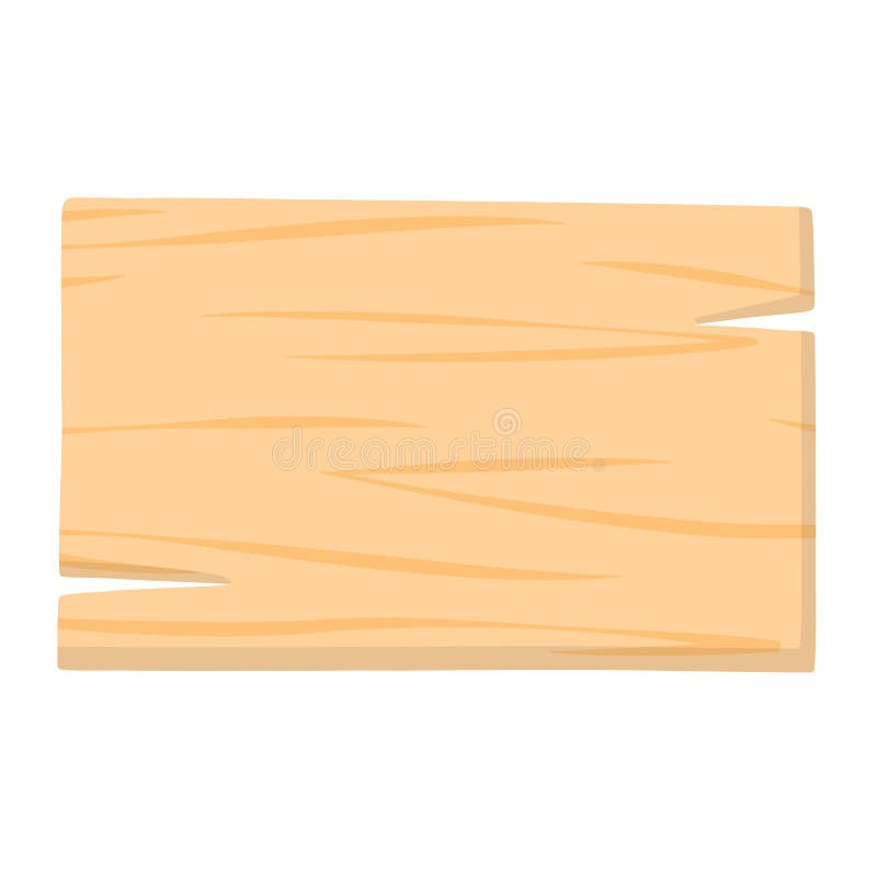 Rectangular Wooden Plaque Isolated Vector Stock Vector - Illustration ...