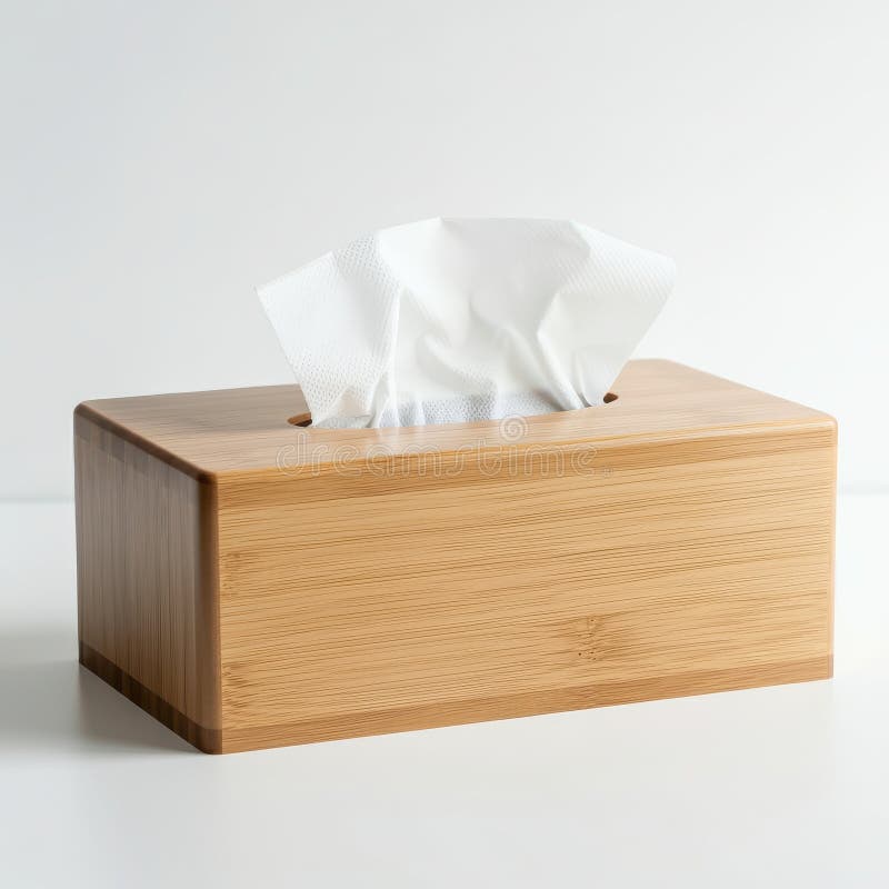A Wooden Tissue Box Transparent Background Stock Illustration ...