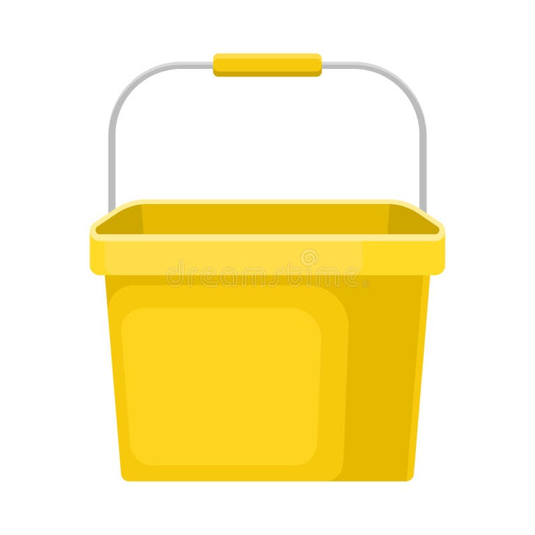 Rectangular White Bucket Stock Illustrations – 192 Rectangular White ...