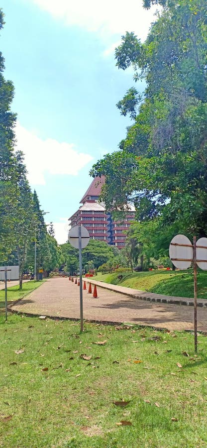 The Rectorate Building of the University of Indonesia Stock Photo ...