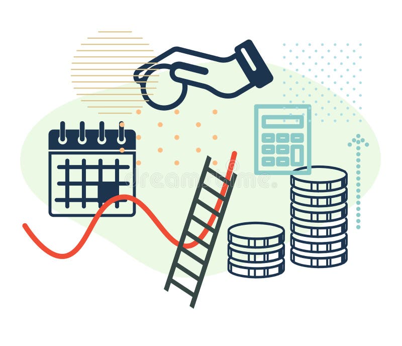 Recurring Deposit Benefits - Illustration Stock Illustration ...