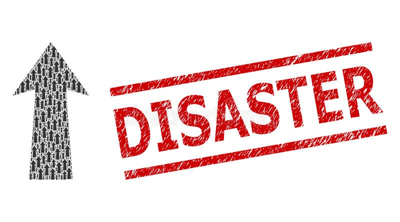 Arrow Up Recursion Composition of Arrow Up Icons and Distress Disaster ...