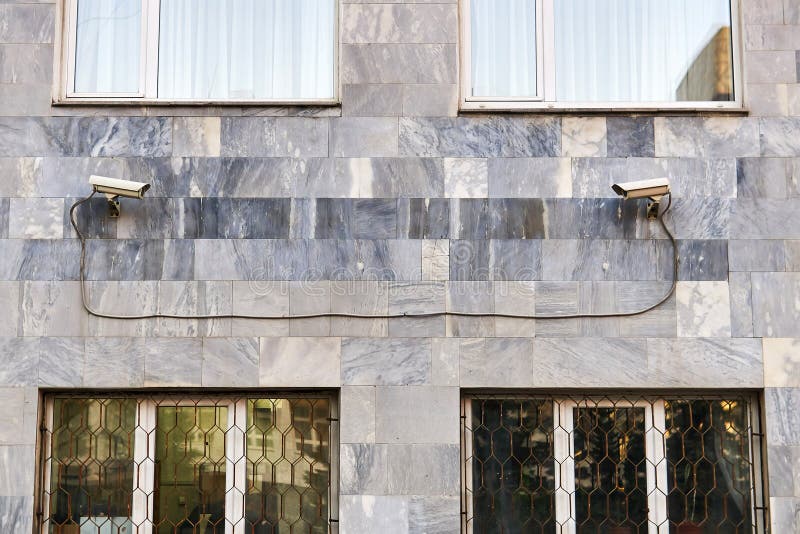 Recursive Security System - Two External Surveillance Cameras on the ...