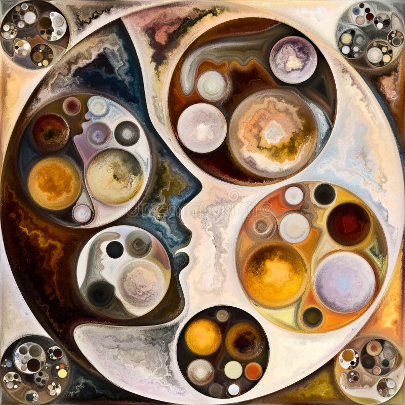 Recursive Thinking stock illustration. Illustration of composition ...