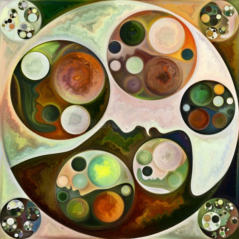 Recursive Thinking stock illustration. Illustration of intellect ...