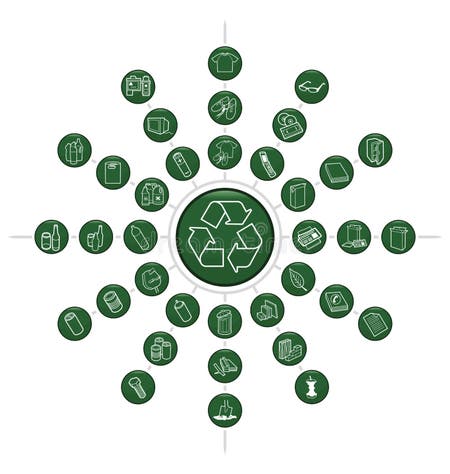 Recyclable Materials Stock Illustrations – 6,821 Recyclable Materials ...