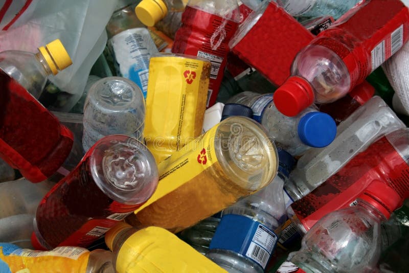 Recyclable materials stock image. Image of blue, yellow - 3228115