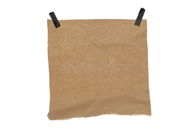 Collection of Recyclable Paper Sticky Note with Tape, Empty Mockup ...