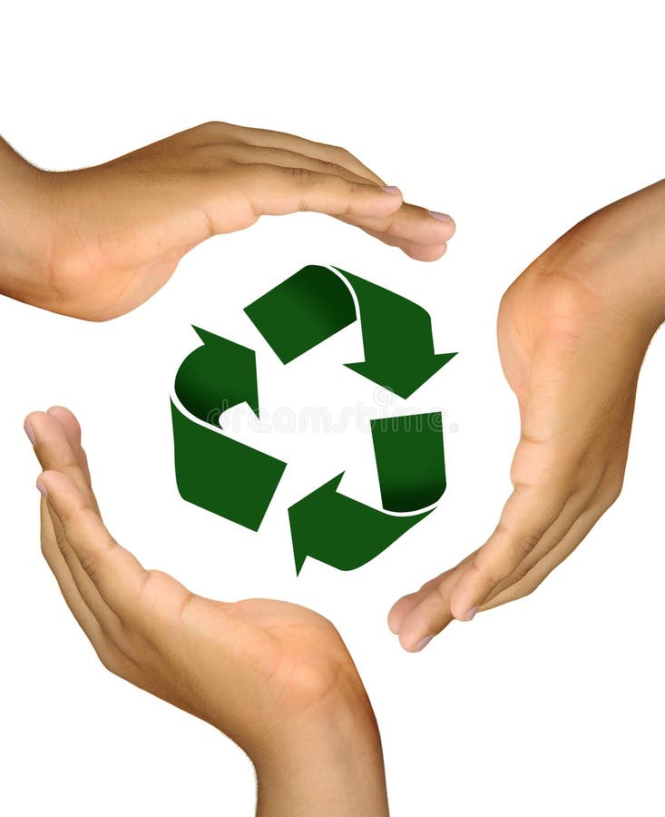 Recycle stock photo. Image of pasture, horizontal, blue - 14136222