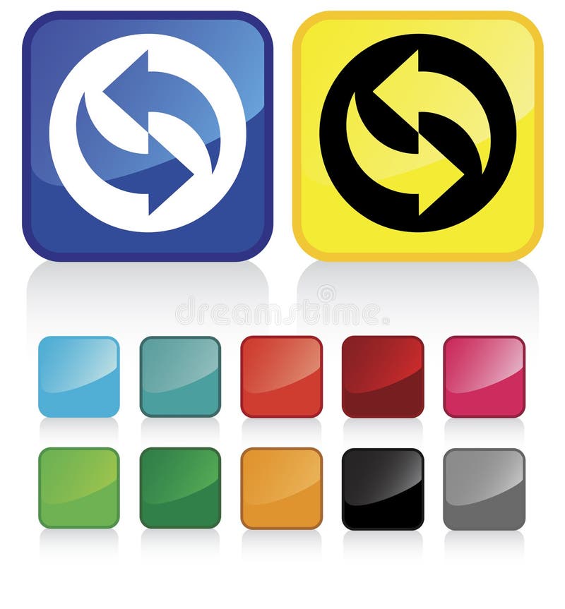 Recycle_arrows stock illustration. Illustration of icon - 4456798