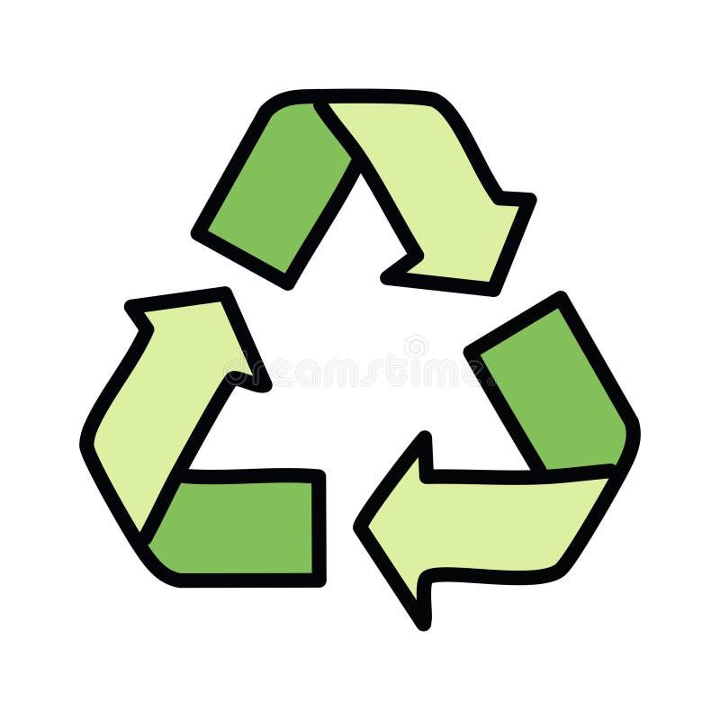 Recycle Arrows Ecology Symbol Icon Vector Illustration Design Flat ...