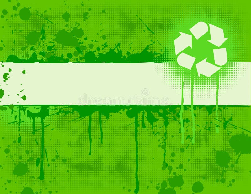 Recycle banner stock vector. Illustration of drop, ecological - 10482182