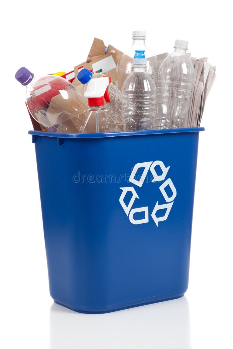 318 Recycle Trash Bin Cardboard Paper Bottles Stock Photos - Free ...