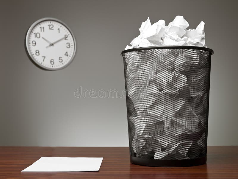 Recycle Bin stock image. Image of office, litter, discarded - 13087611