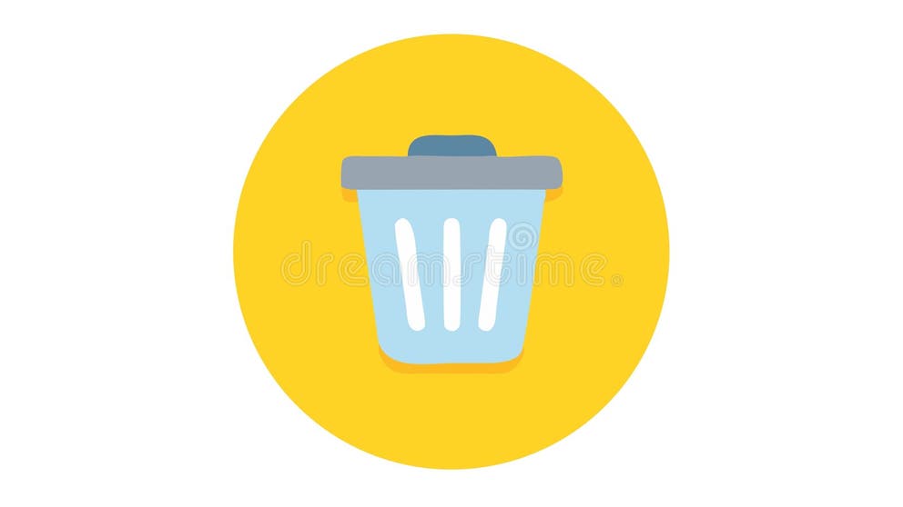 Recycle Bin Folder Icon. Trash or Delete Symbol, Vector Design ...