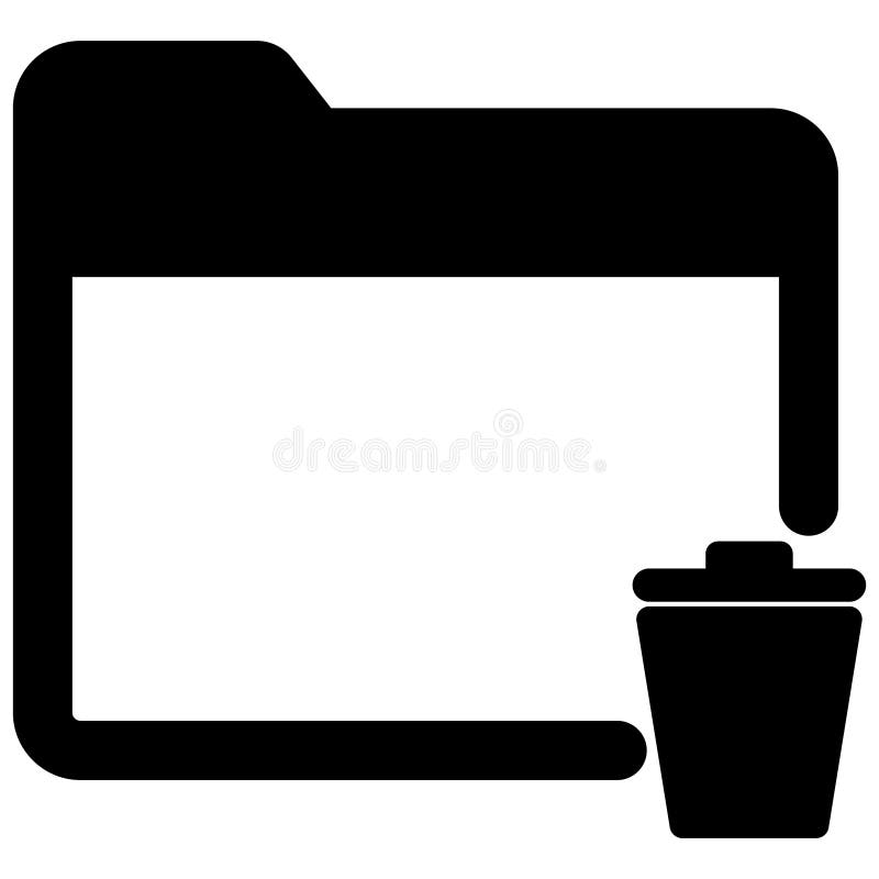 Recycle Bin Folder Isolated Vector Icon Which Can Easily Modify or Edit ...