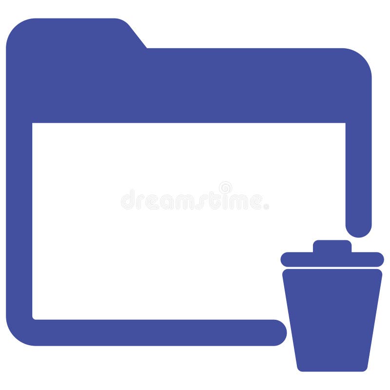 Recycle Bin Folder Isolated Vector Icon Which Can Easily Modify or Edit ...