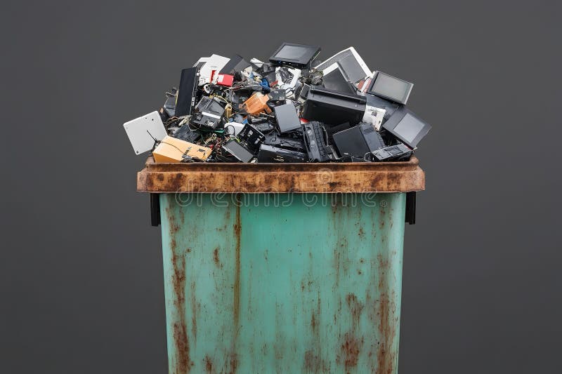 A Recycle Bin Full of Electronic Wastes As a Concept of E Waste ...