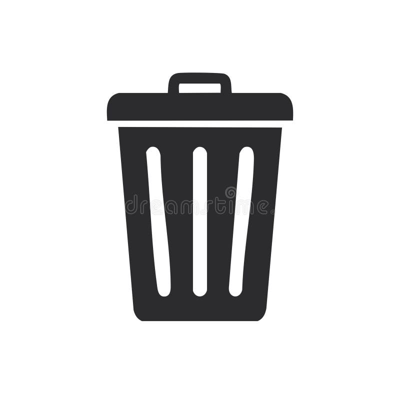 749 Recycle Bin Black Icon Stock Photos - Free & Royalty-Free Stock ...