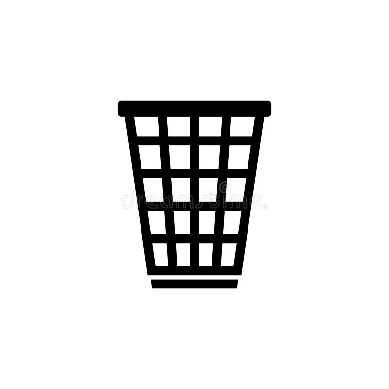 Recycle Bin Icon. Trash Can Icon Vector Stock Vector - Illustration of ...