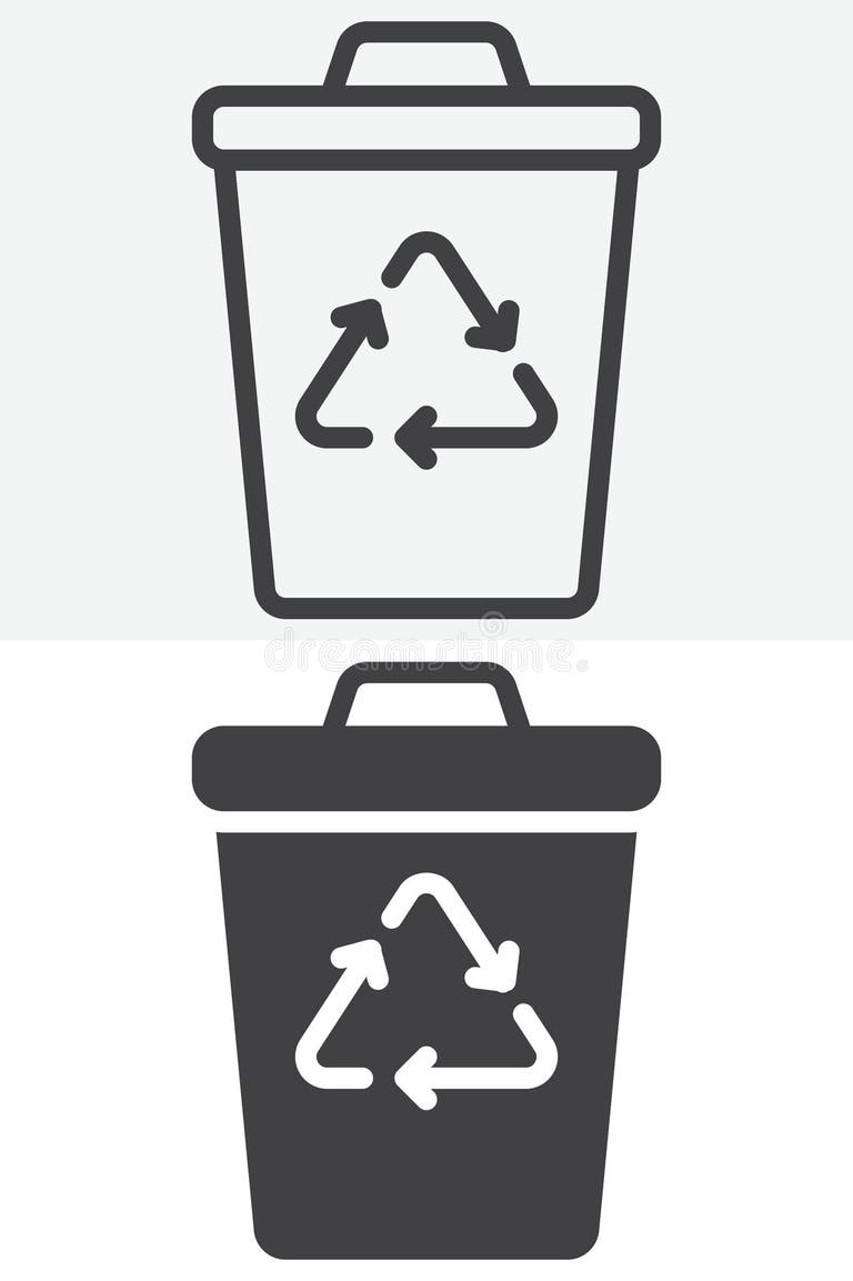 Recycle Outline Pack Stock Illustrations – 3,731 Recycle Outline Pack ...