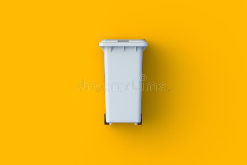 Recycle Bin. Plastic Garbage Can. Waste Collection. Trash Container ...