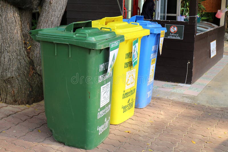 Recycle Bin for Separate Waste Editorial Image - Image of separate ...