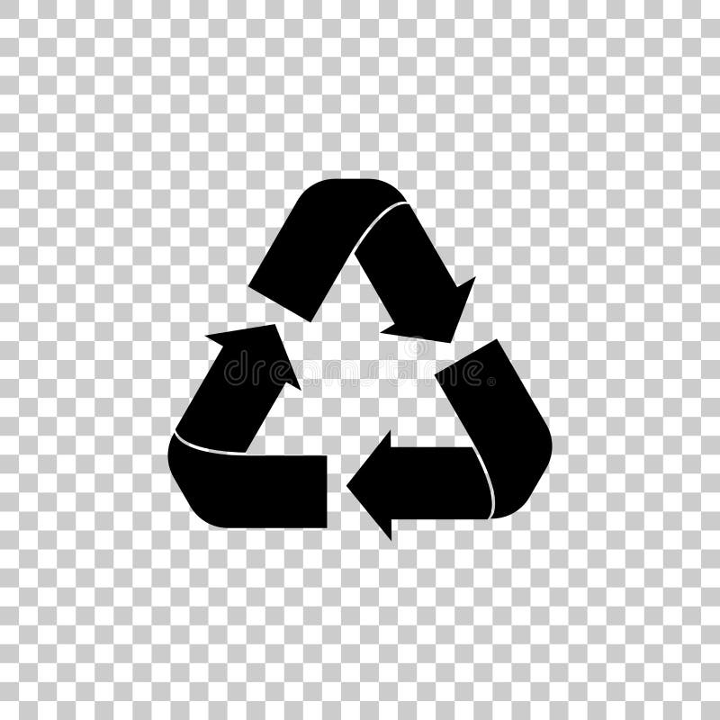 Two Recycle Black Icons. Recycle Vector Icons Stock Vector ...