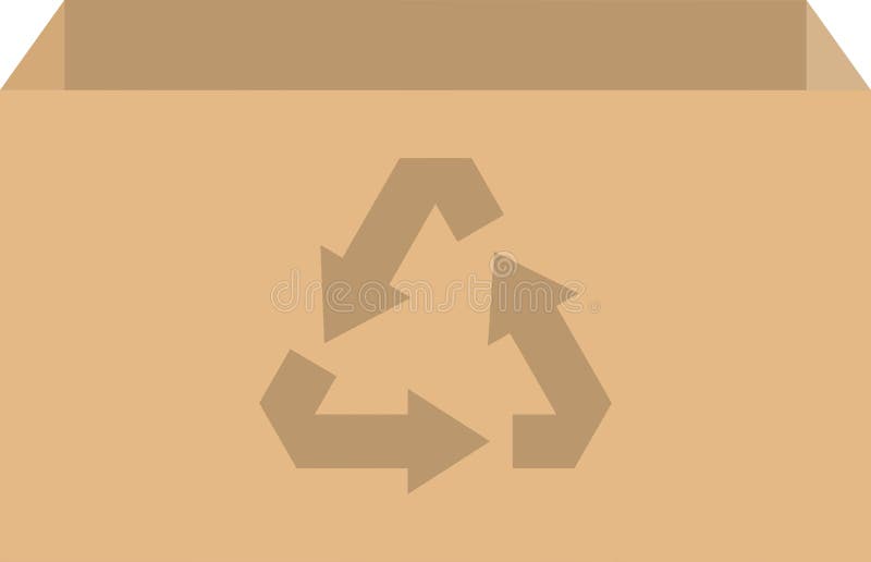 Recycle Box Vector stock vector. Illustration of donations - 133818544