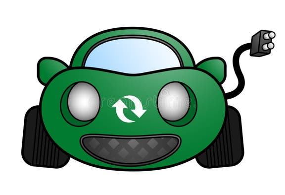 Recycle car stock vector. Illustration of green, design - 21404349