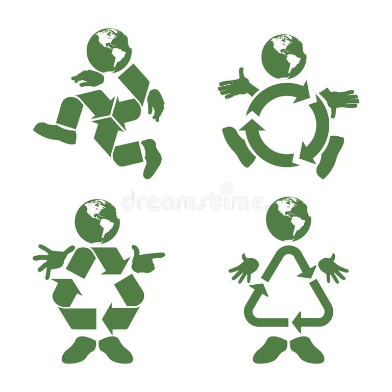Recycle Character stock vector. Illustration of cartoons - 13560629