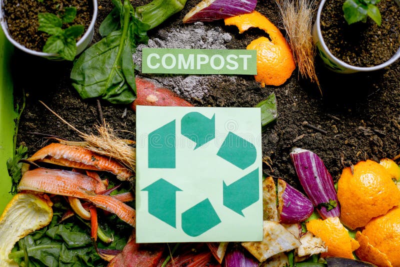 Recycle and Composting at Home Stock Image - Image of gardening ...