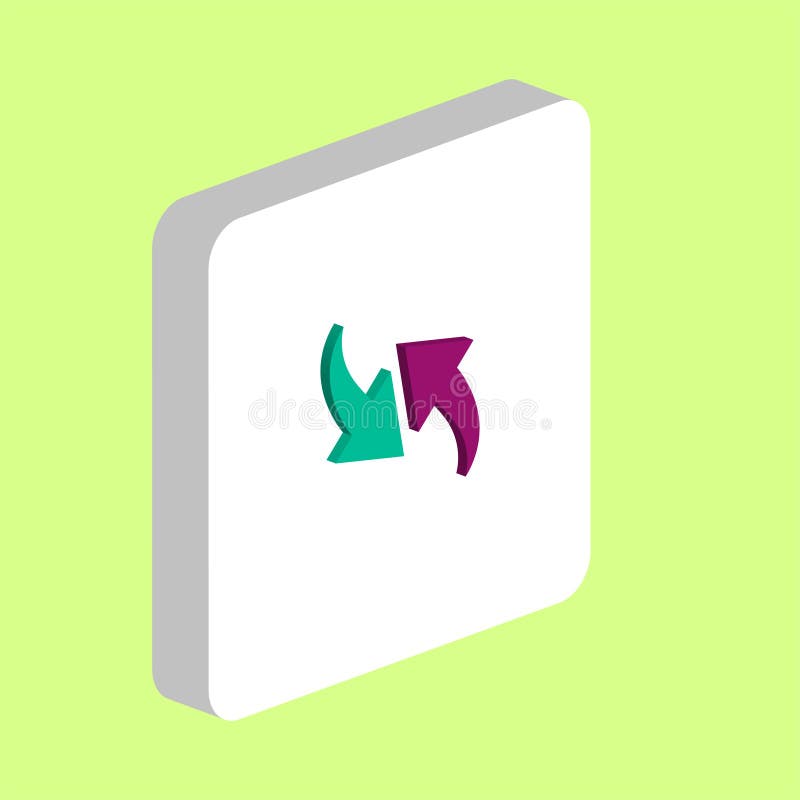 Recycle computer symbol stock illustration. Illustration of isolated ...