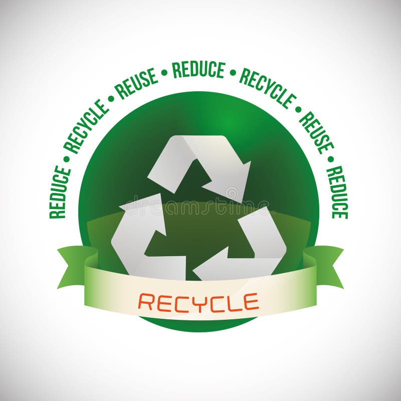 Recycle design stock vector. Illustration of design, nature - 59856274