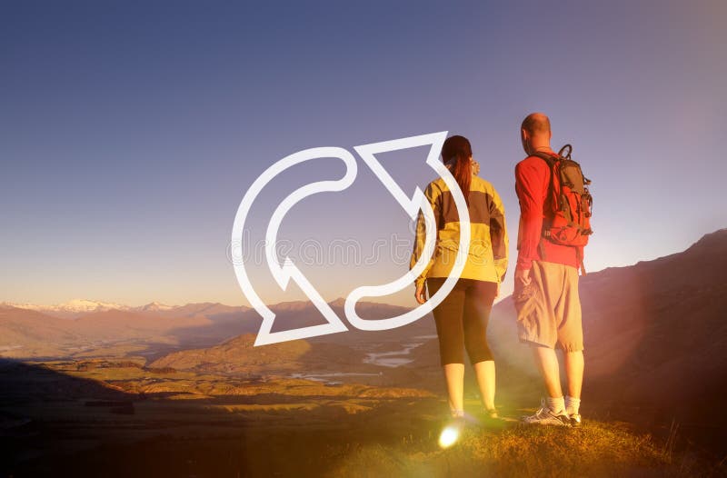 Recycle Environmental Conservation Cycle Symbol Concept Stock Image ...