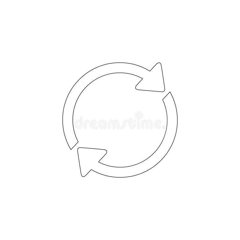 Recycle. flat vector icon stock vector. Illustration of business ...