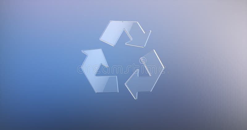 Recycle glass stock illustration. Illustration of green - 13229563