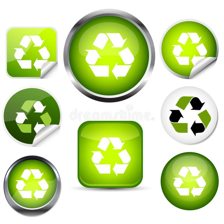 Recycle Button Icon Stock Illustrations – 41,541 Recycle Button Icon ...
