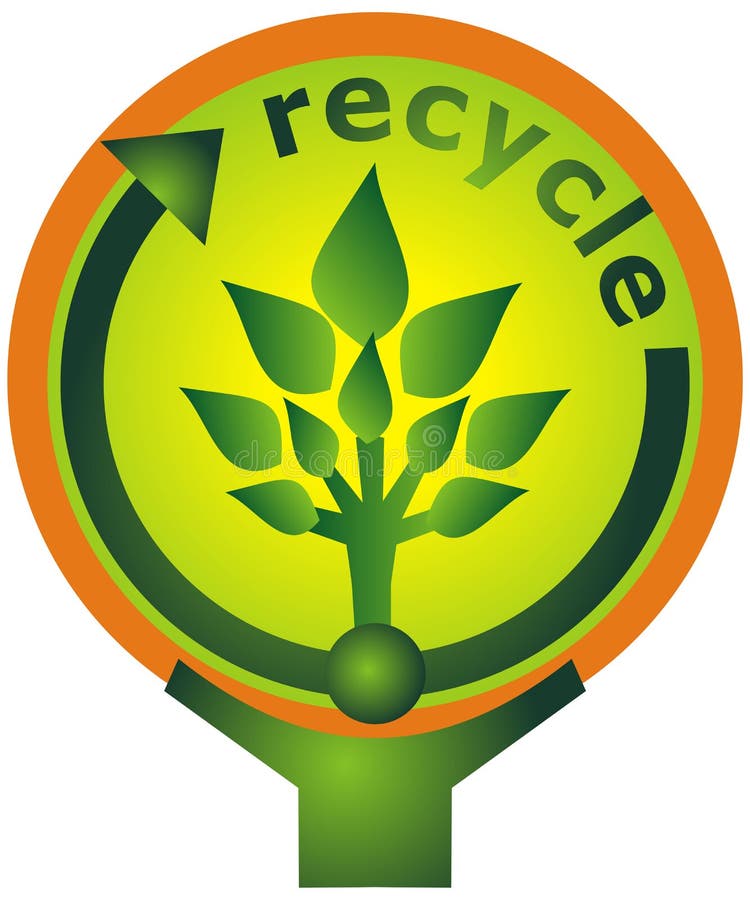 Recycle Tree stock vector. Illustration of logo, ecological - 8462302