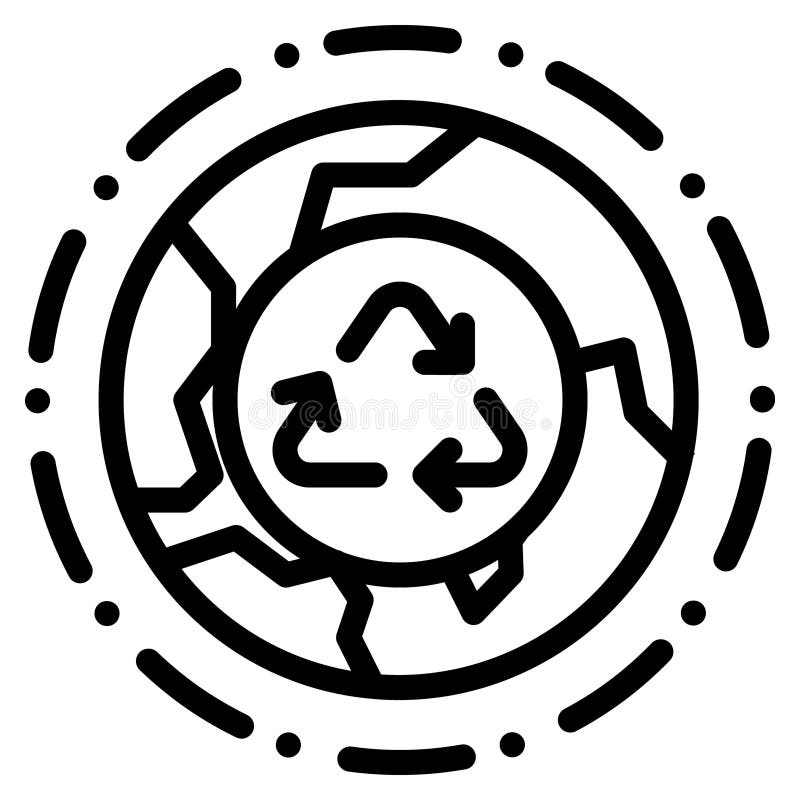 Recycle Icon Best Quality Outline Symbol Icon Stock Vector ...