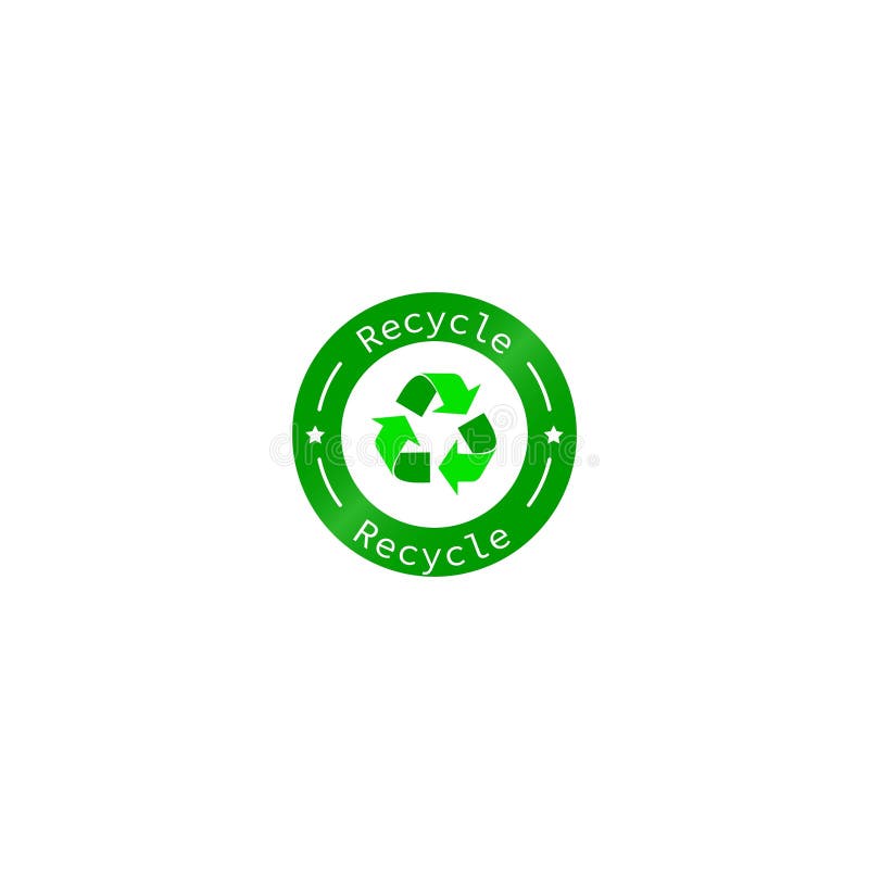 Recycle Logo, Circular Label Vector Graphics Stock Vector ...