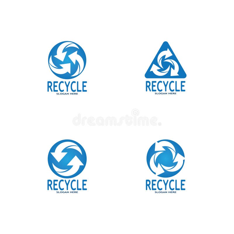 Recycle Icon - Recycling Symbol Reuse Vector Graphics Logo Stock ...