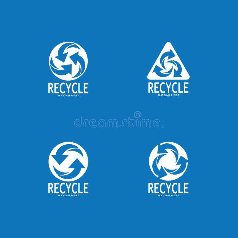 Recycle Icon - Recycling Symbol Reuse Vector Graphics Logo Stock ...