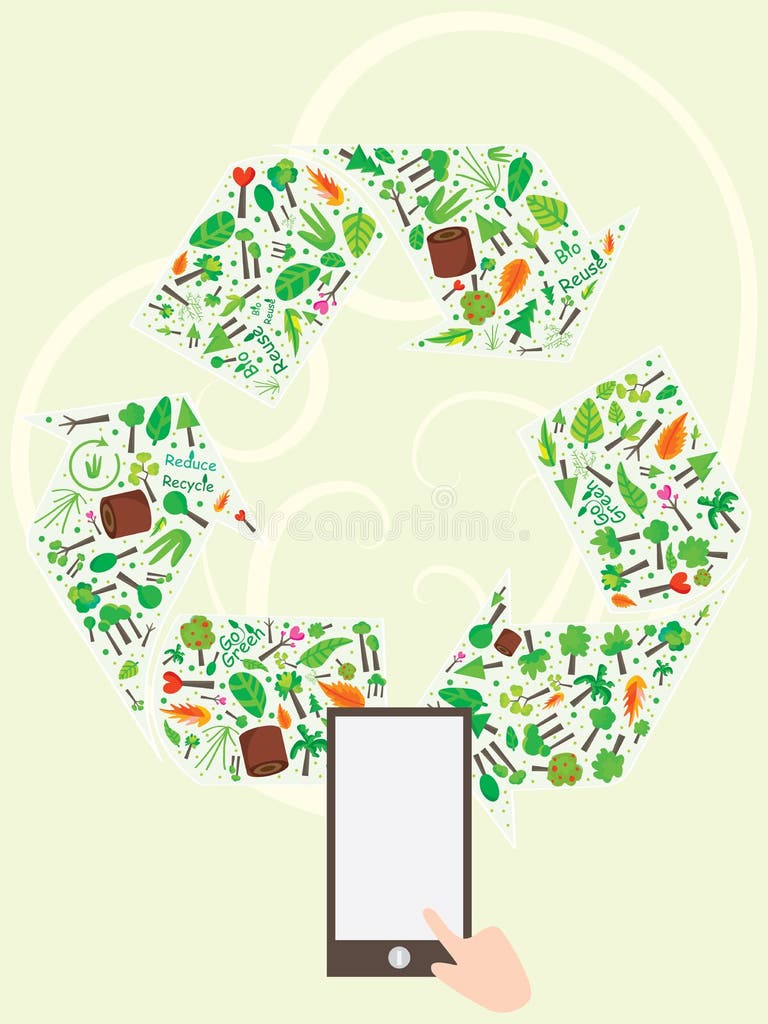 Recycle Symbol Tree Icon Page Stock Illustrations – 159 Recycle Symbol ...