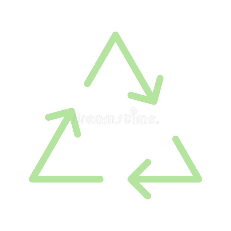 Recycle icon vector image. stock vector. Illustration of vector - 279625789